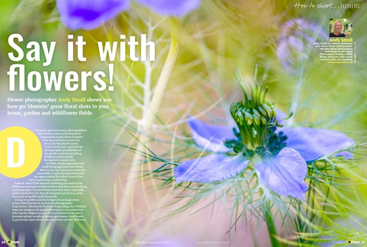 Flower Photographer Andy Small Fine Art RHS Workshop Tutor